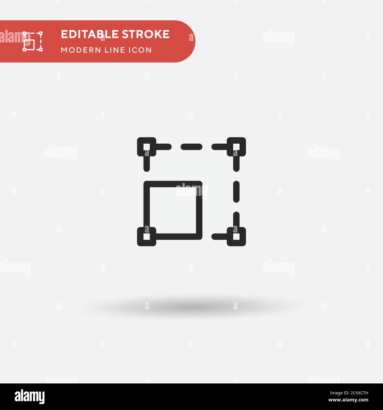 Resize Simple vector icon. Illustration symbol design template for web ...