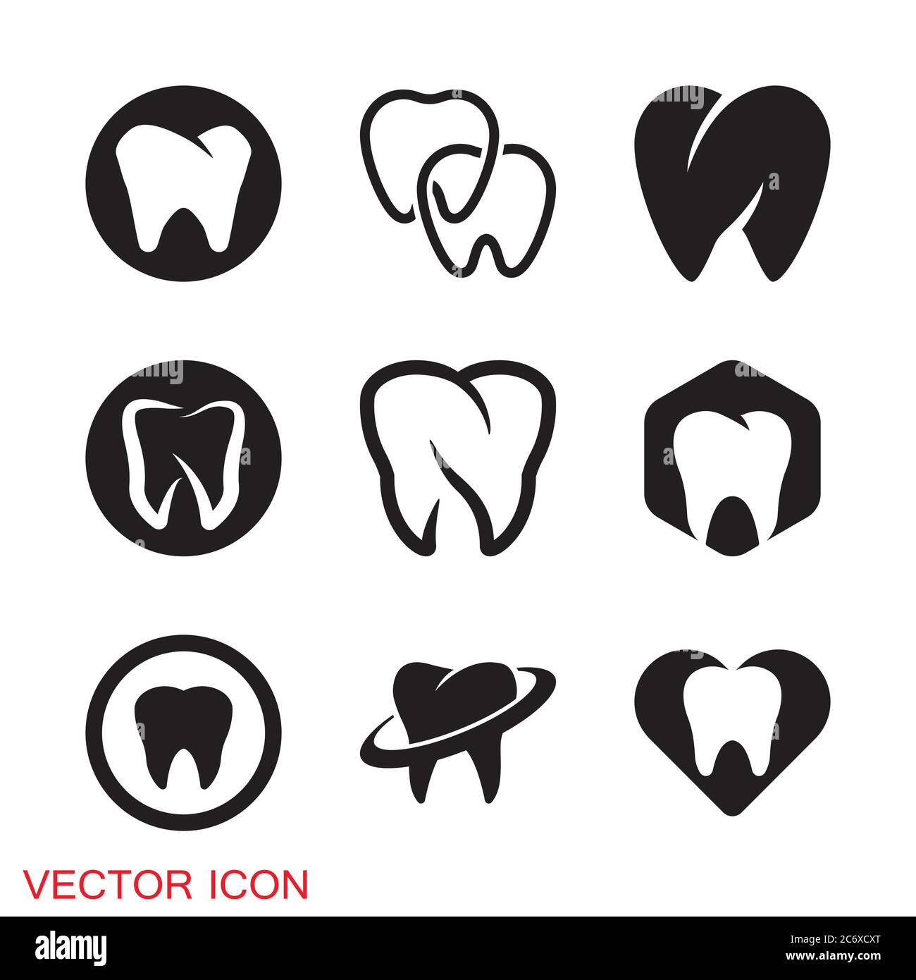Dentist icon, Oral hygiene label vector illustration Stock Vector Image ...