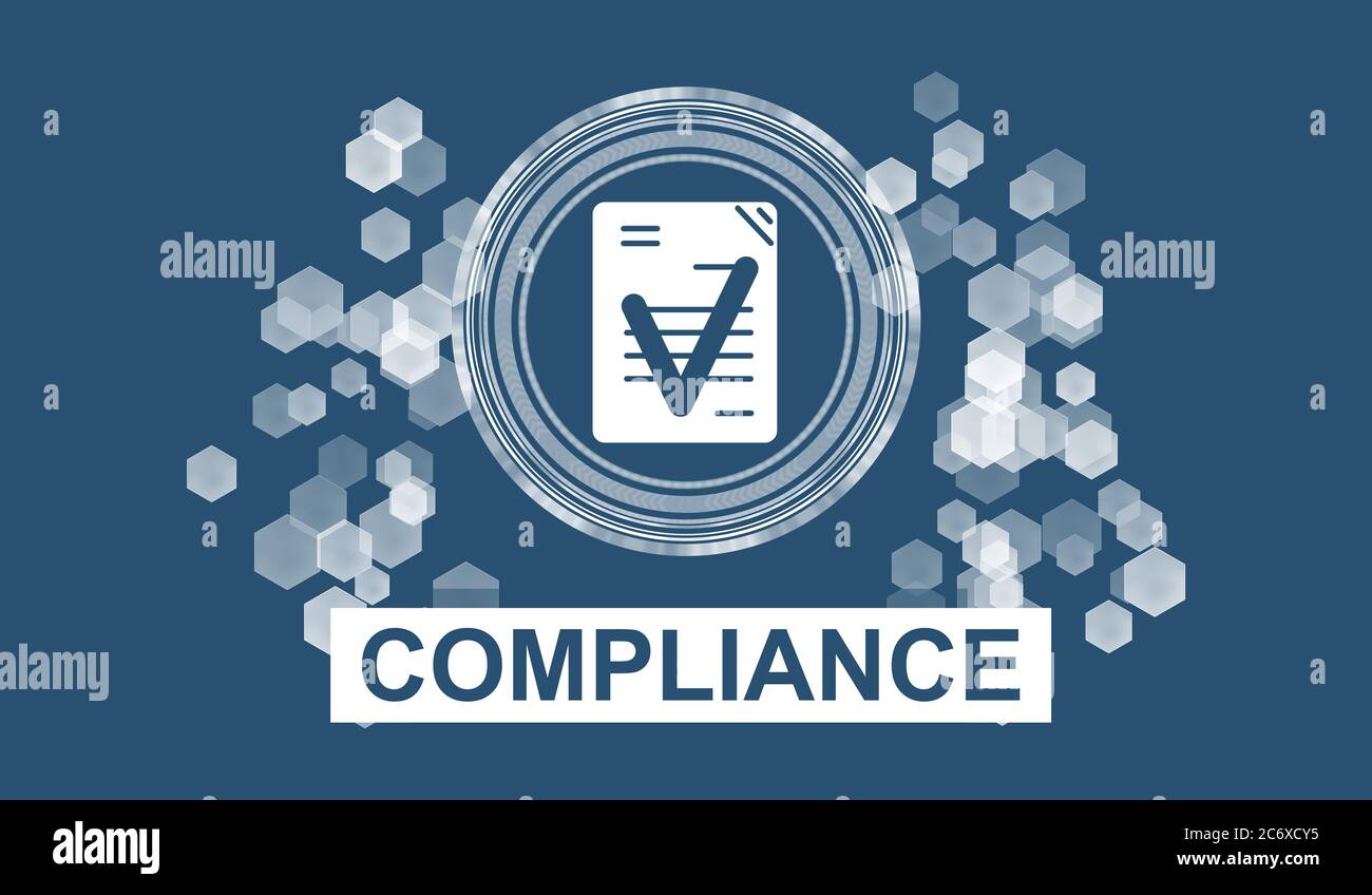 Illustration of a compliance concept Stock Photo - Alamy