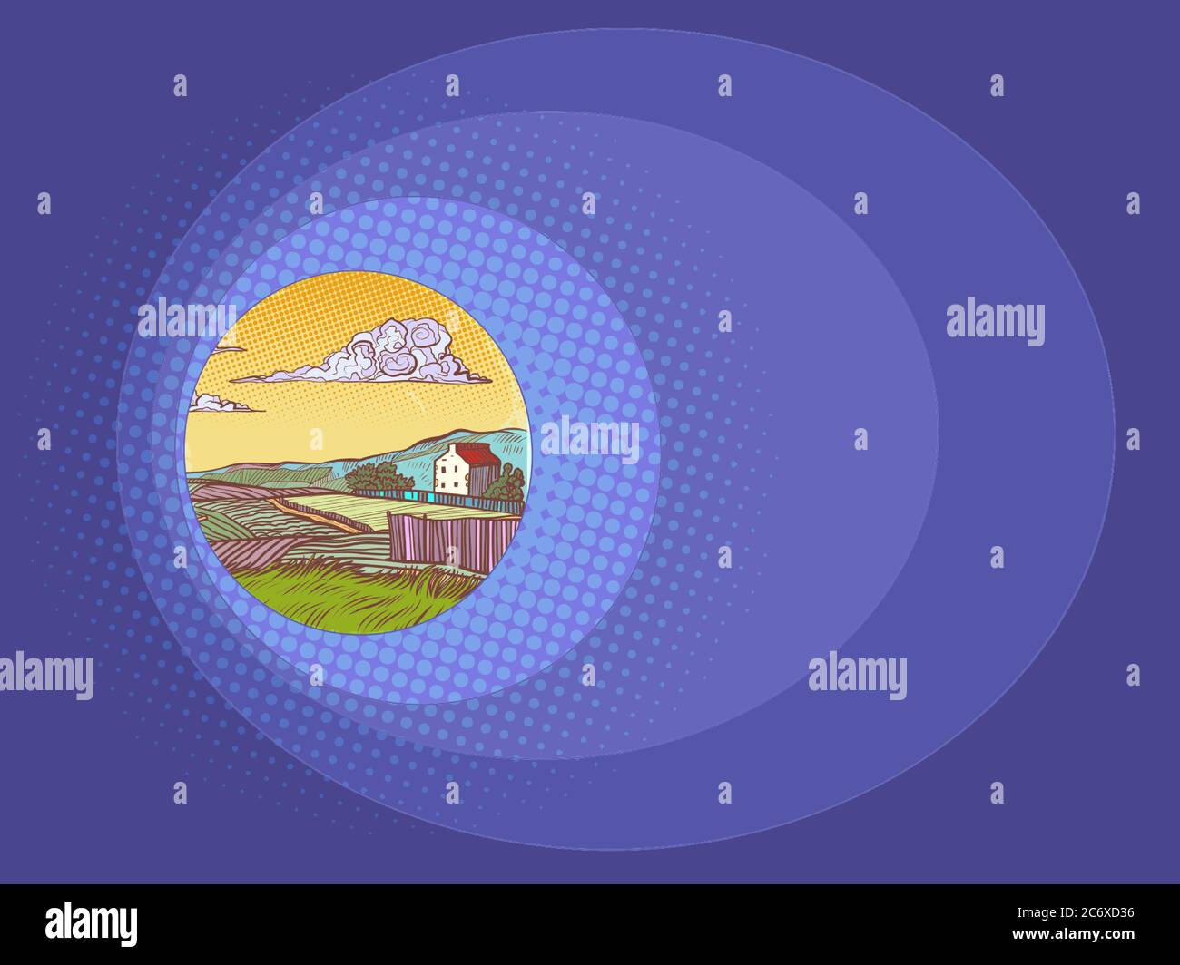 Rural natural environment in Stock Vector Images - Alamy