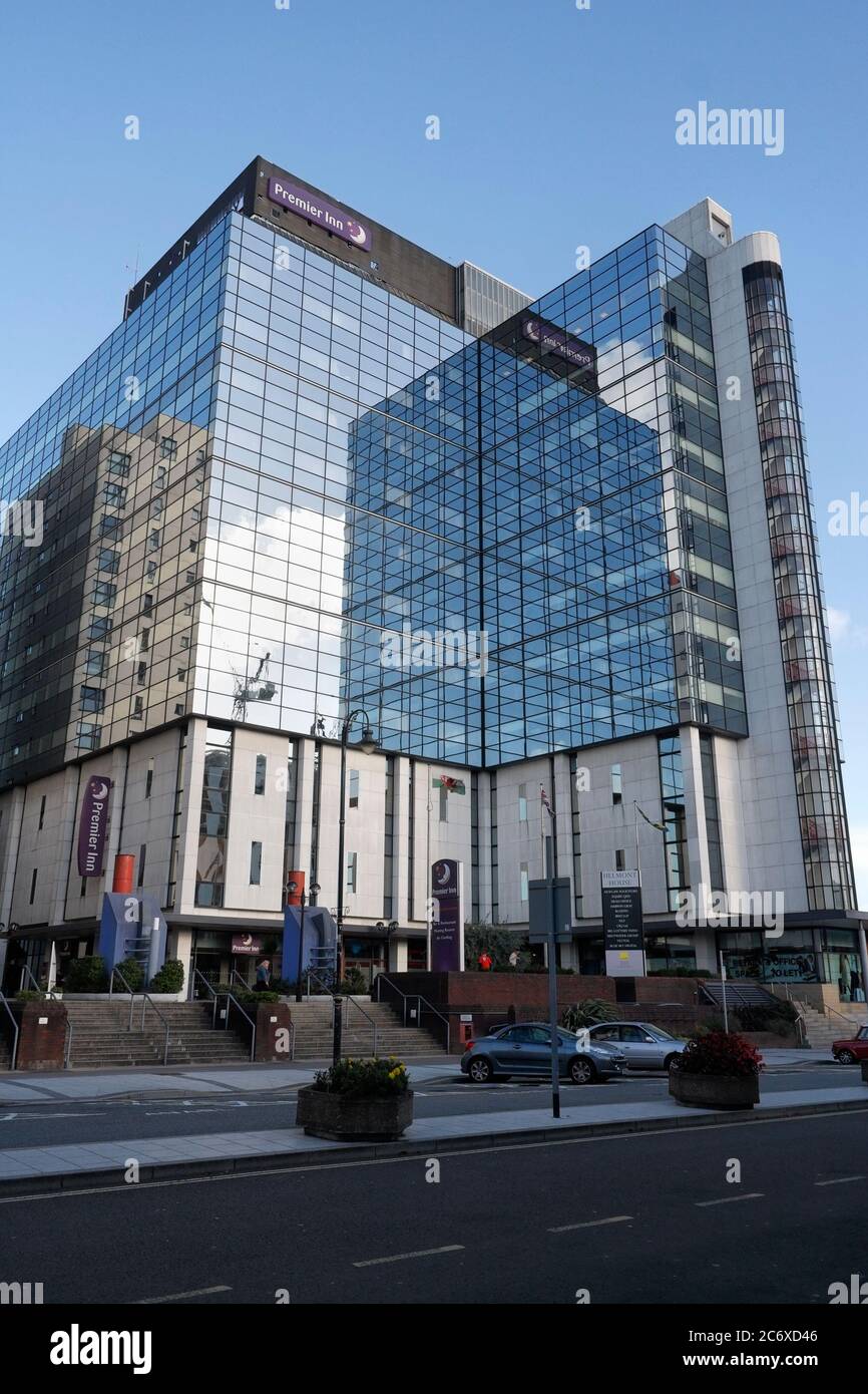 Premier Inn, Cardiff city centre Wales UK Stock Photo - Alamy