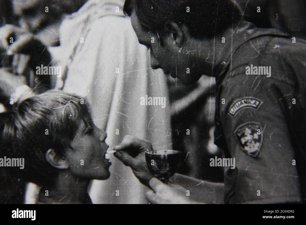 Fine 70s vintage black and white lifestyle photography of a scout ...