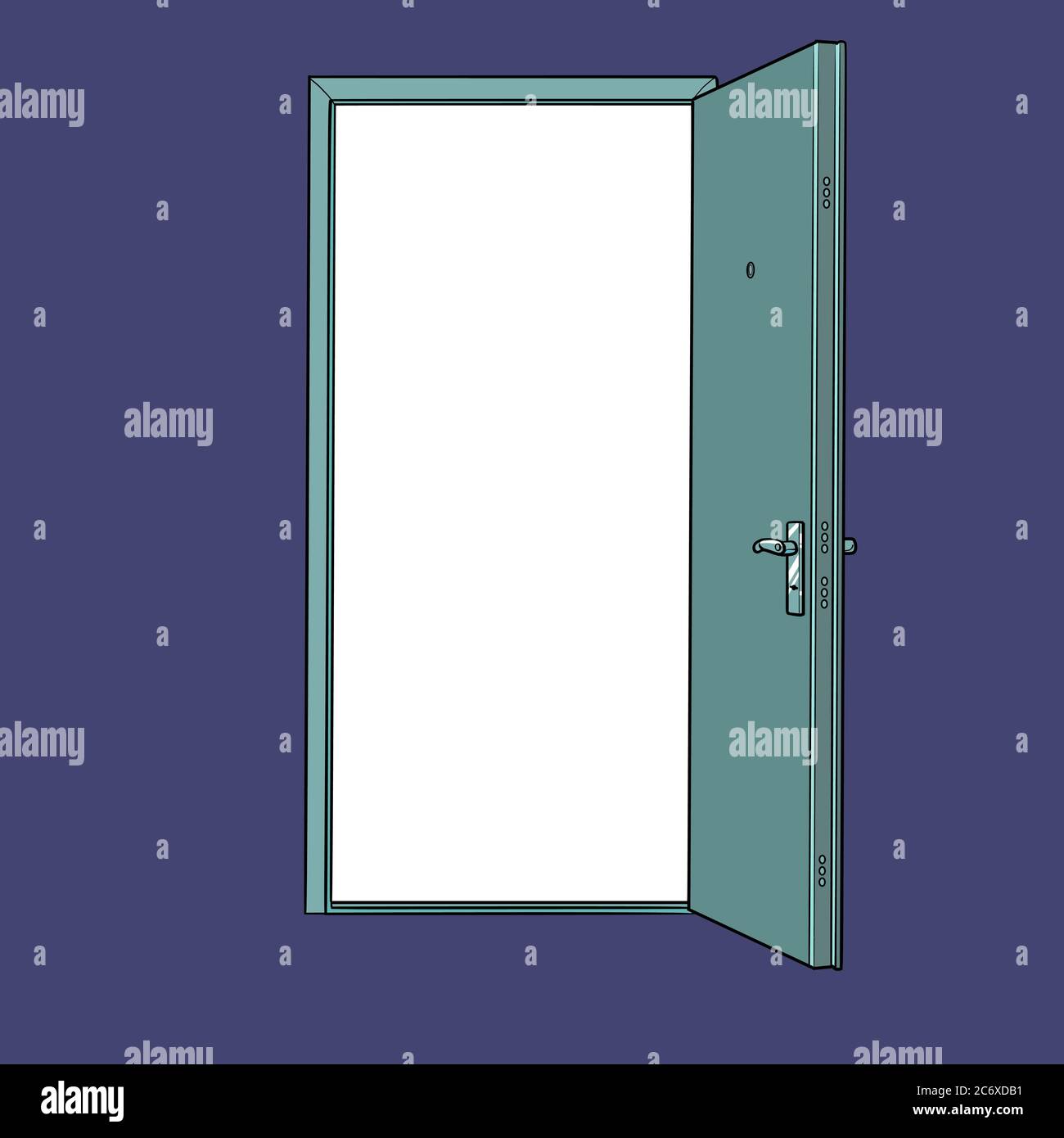 Home open Stock Vector Images - Alamy