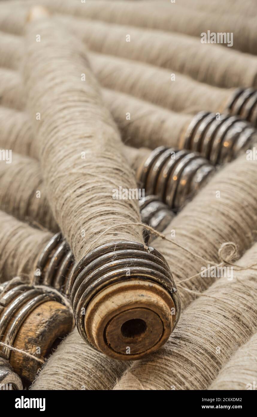 thread spools for weaving Stock Photo - Alamy
