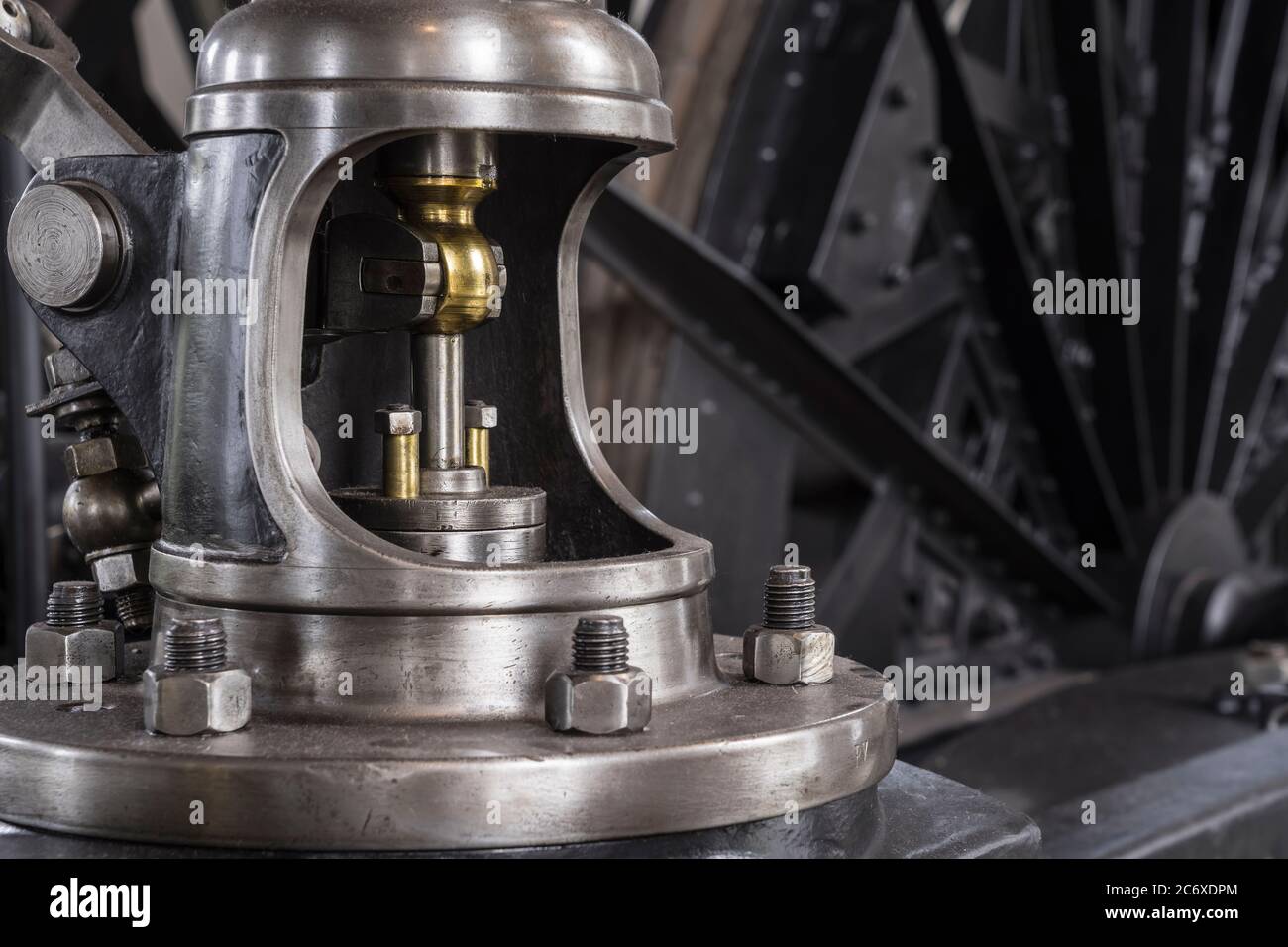 detail of an old steam engine Stock Photo - Alamy