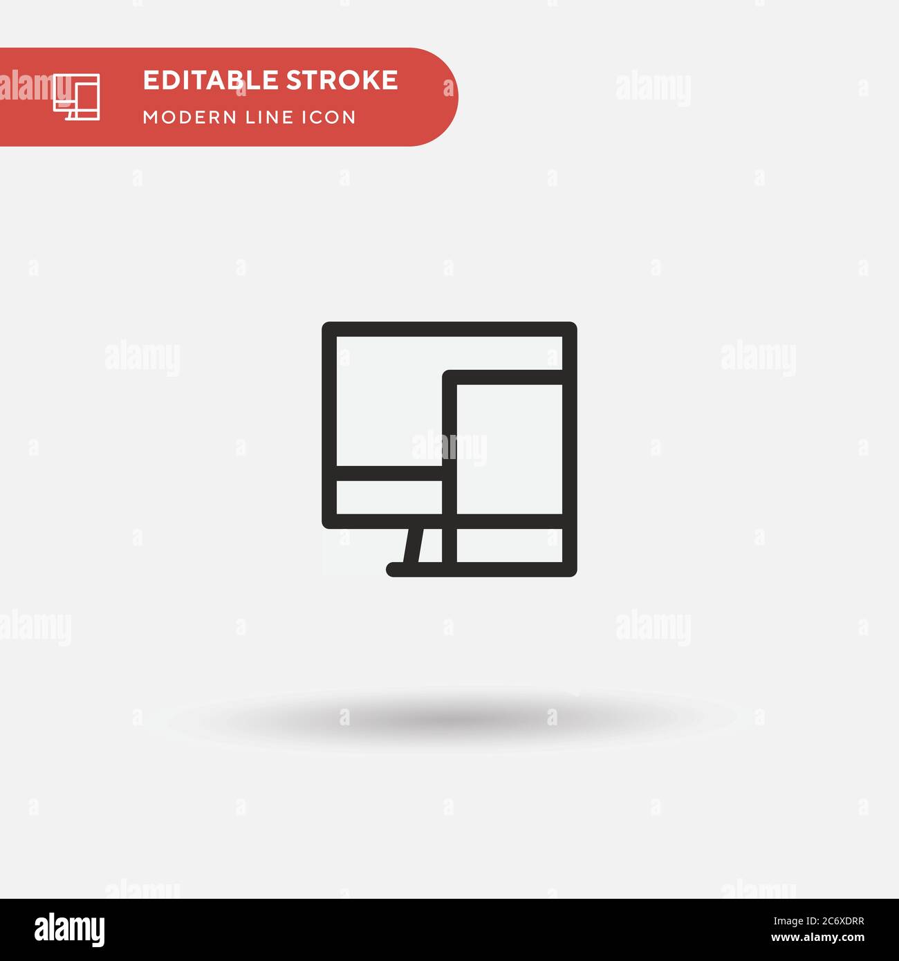 Devices Simple vector icon. Illustration symbol design template for web ...