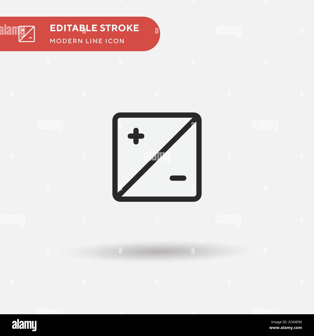 Exposure Simple vector icon. Illustration symbol design template for ...