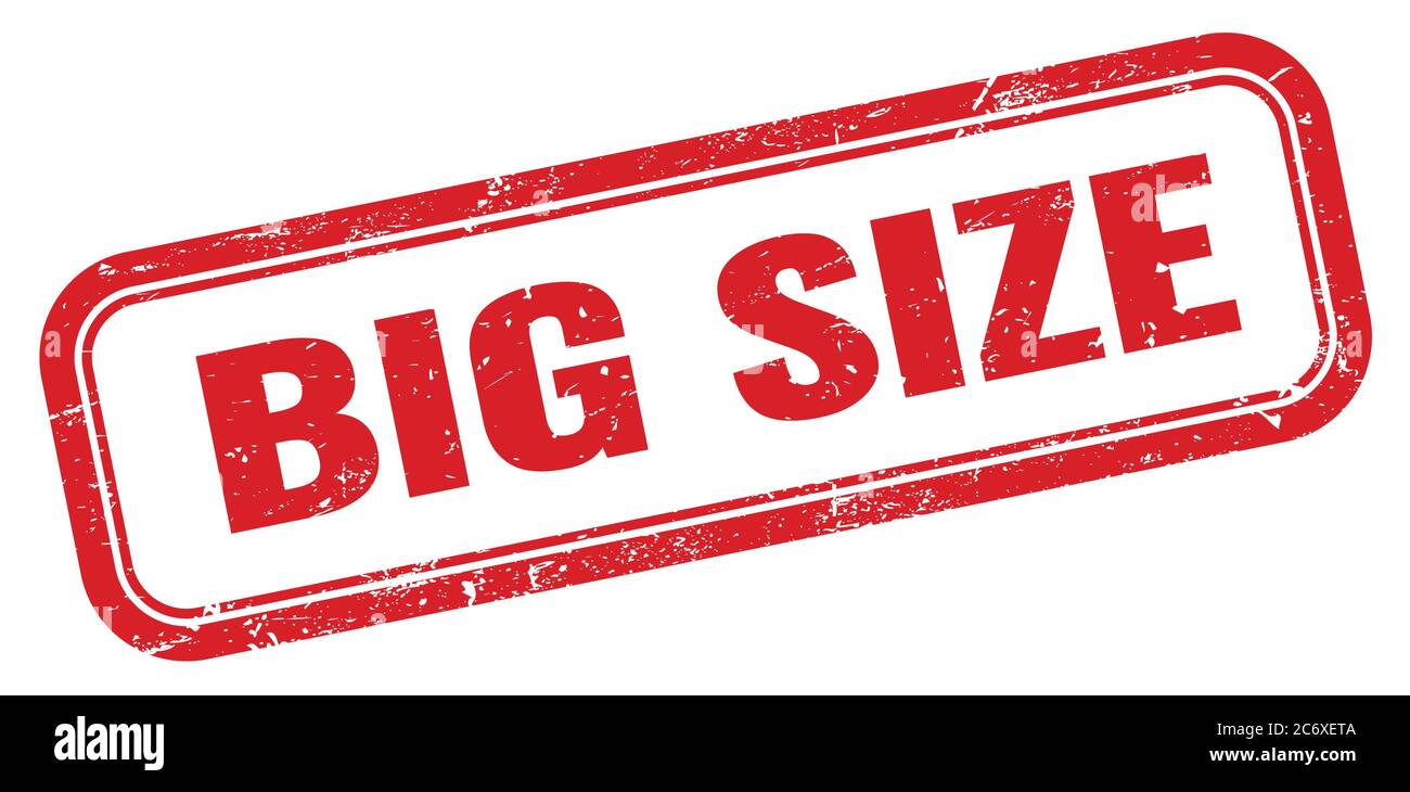 Big size word hi-res stock photography and images - Alamy