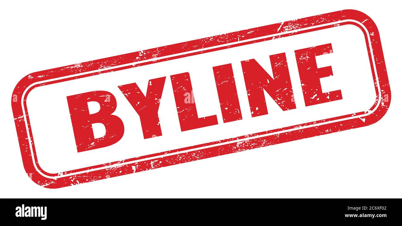 Byline text hi-res stock photography and images - Alamy