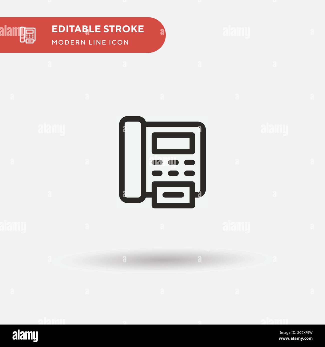 Fax Printer Icon Sign Symbol High Resolution Stock Photography and ...