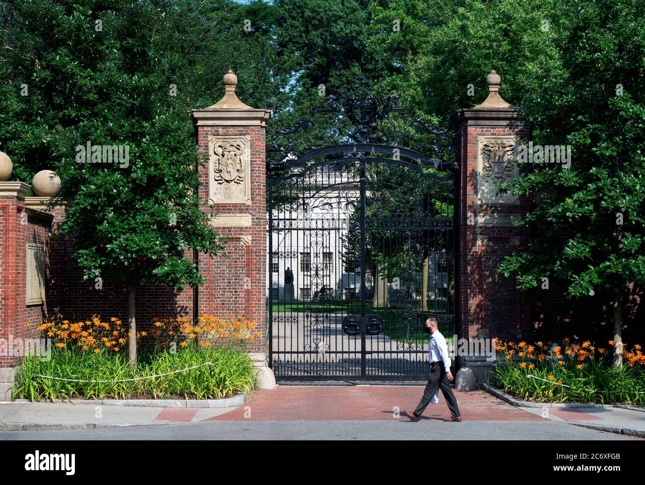 Harvard University Gate High Resolution Stock Photography and Images ...