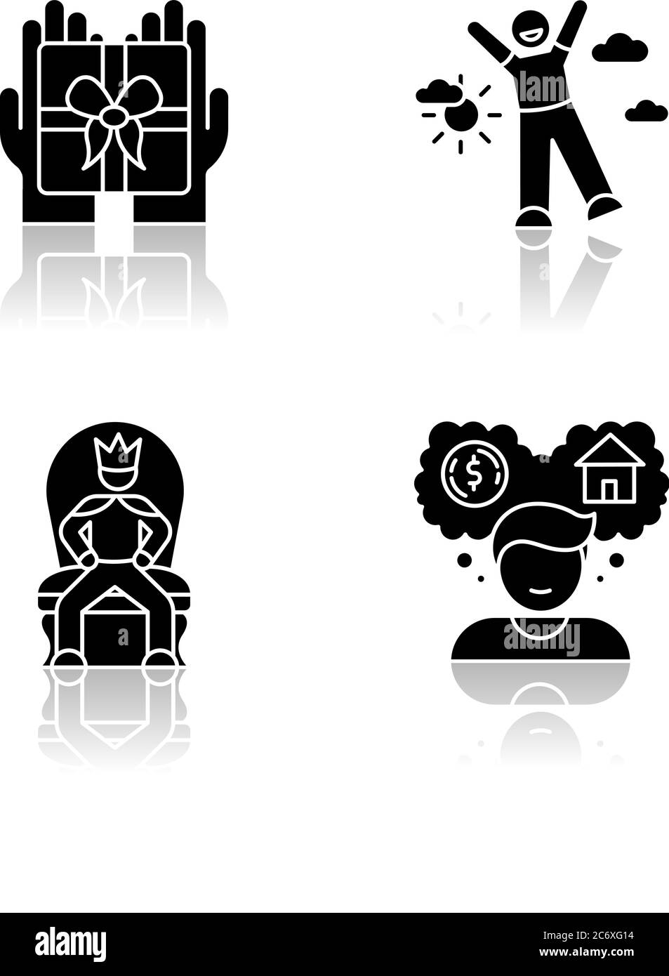 Emotions personality traits black hi-res stock photography and images ...