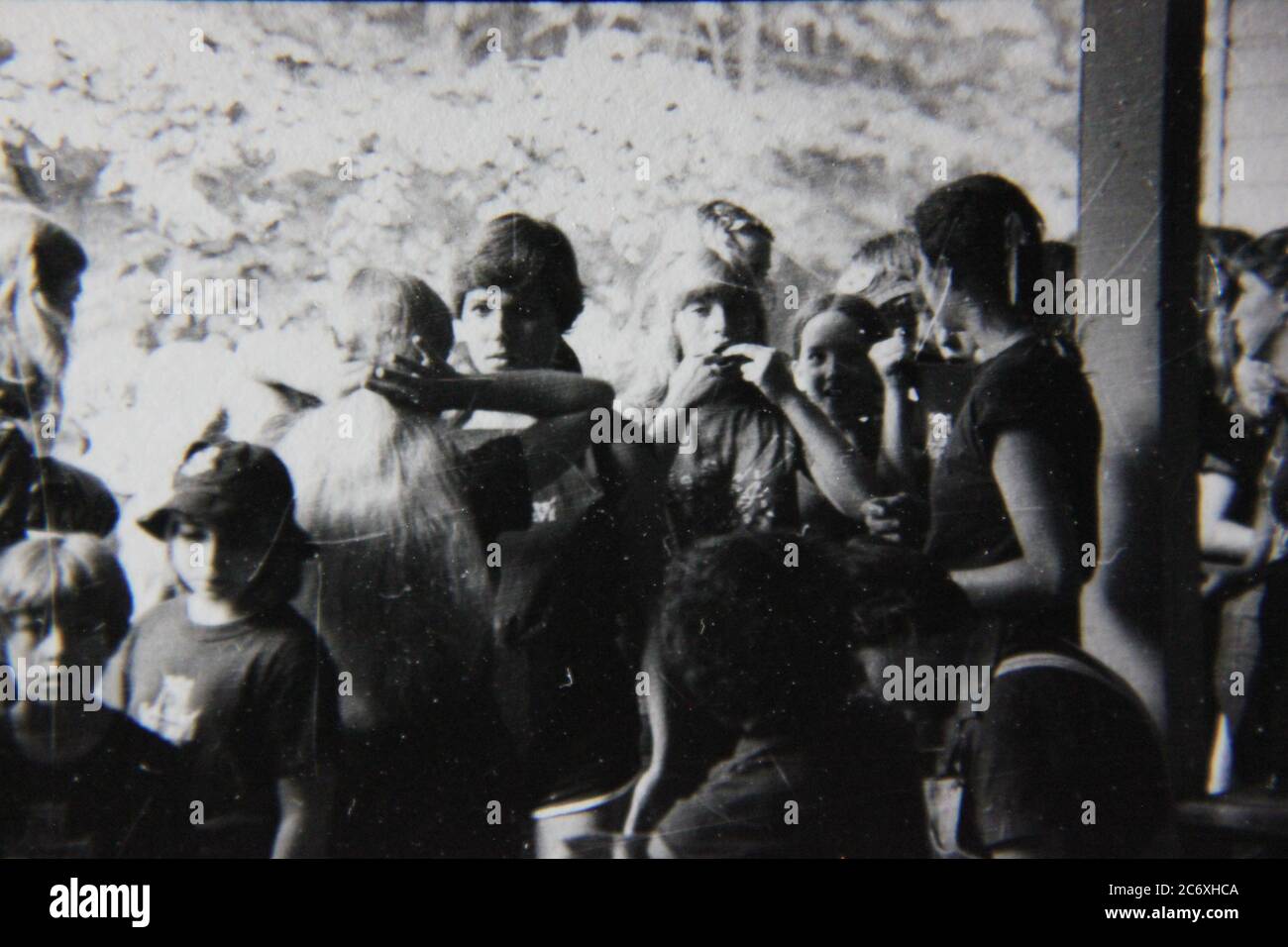 Fine 70s vintage black and white lifestyle photography of girls ...