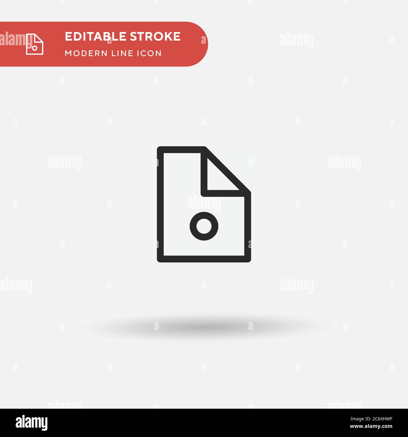 File Simple vector icon. Illustration symbol design template for web ...