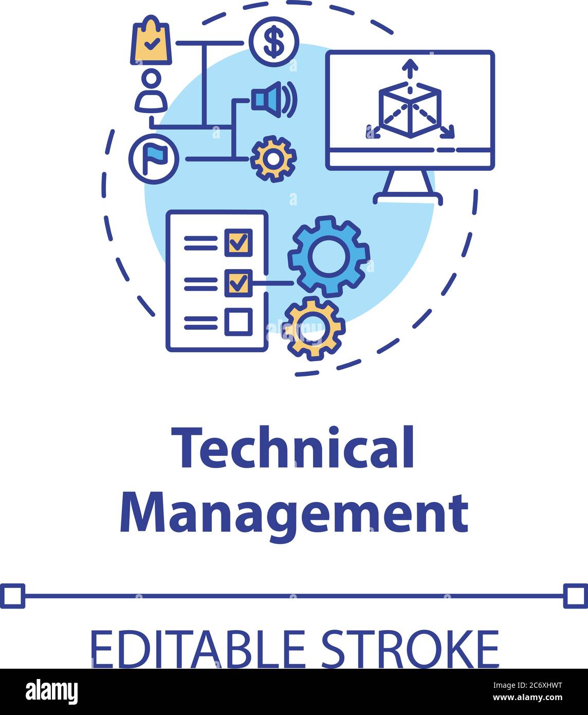 Launch maintenance operation Stock Vector Images - Alamy