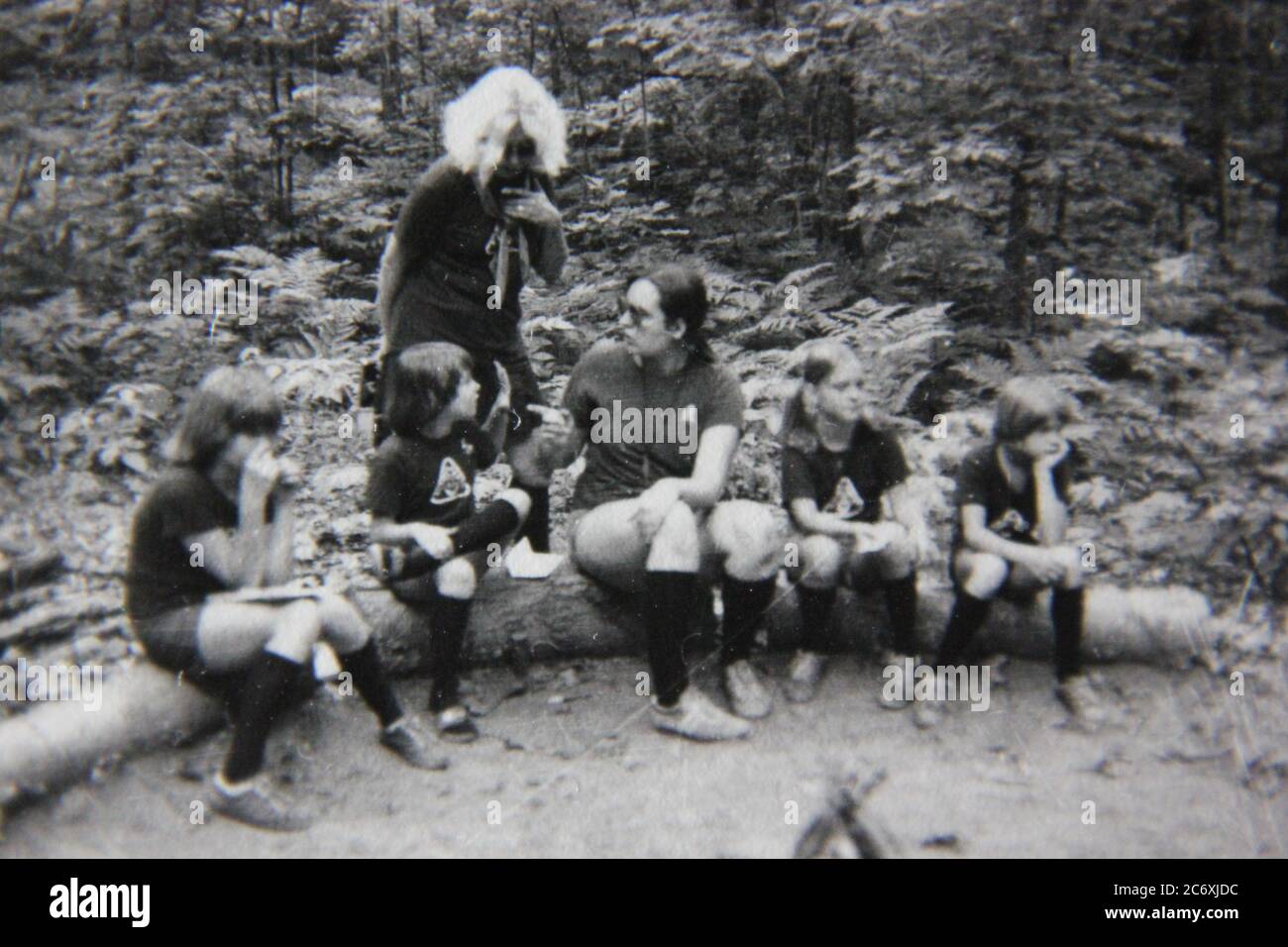 Fine 70s vintage black and white lifestyle photography of girls ...