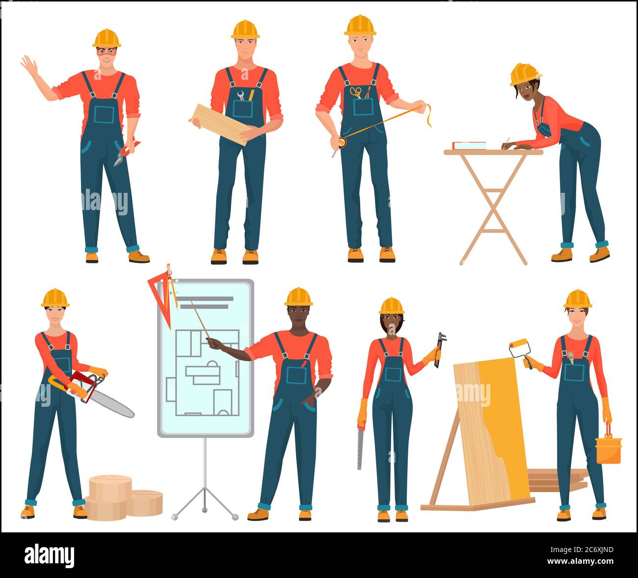 Architect equipment icon set hi-res stock photography and images - Alamy