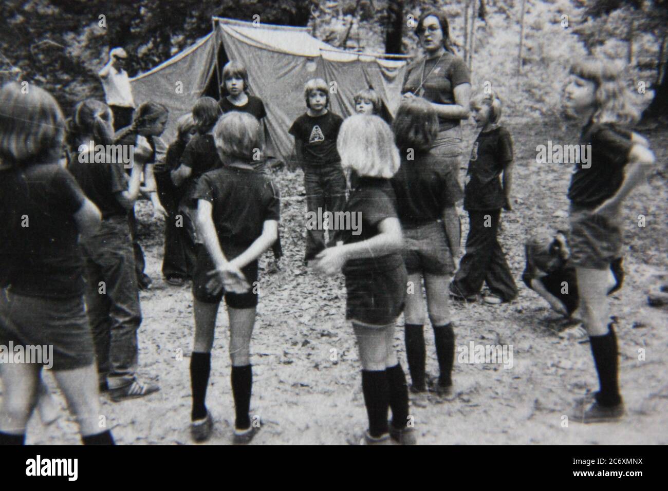 Fine 70s vintage black and white lifestyle photography of girls ...