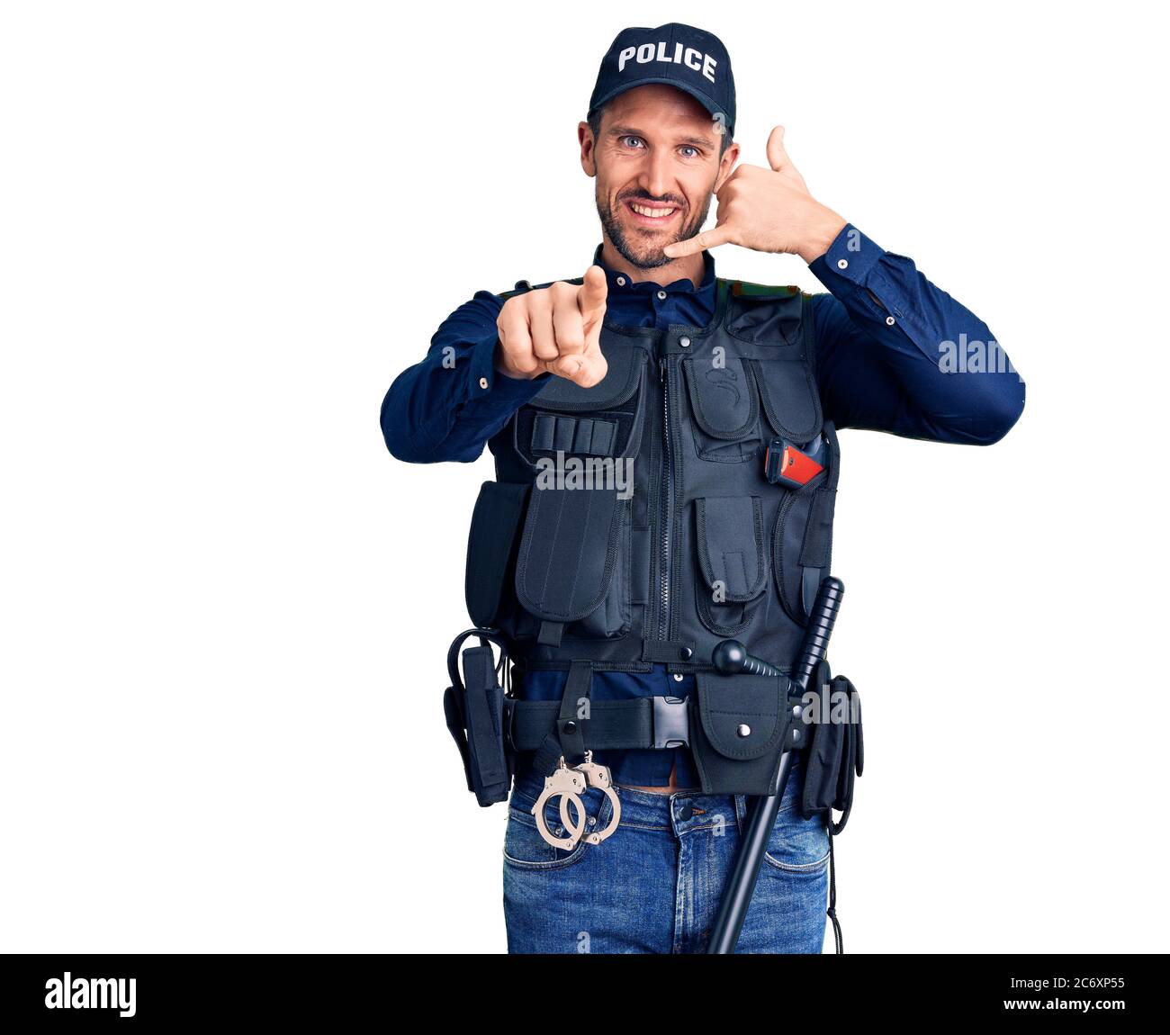 Police officer friendly talking hi-res stock photography and images - Alamy