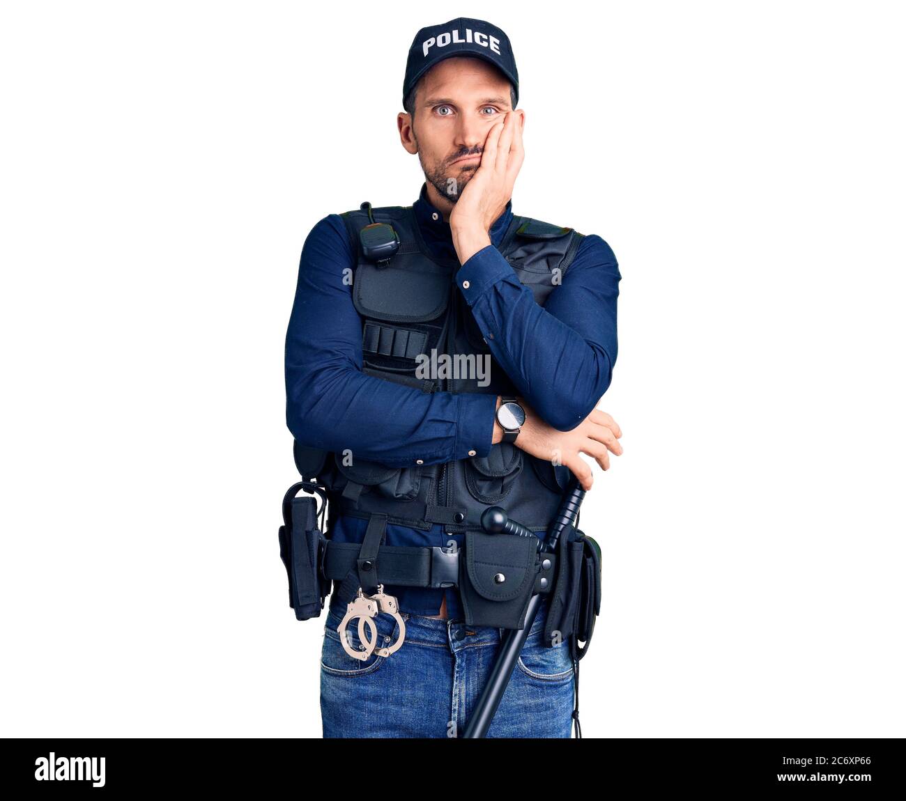 Lazy policeman hi-res stock photography and images - Alamy