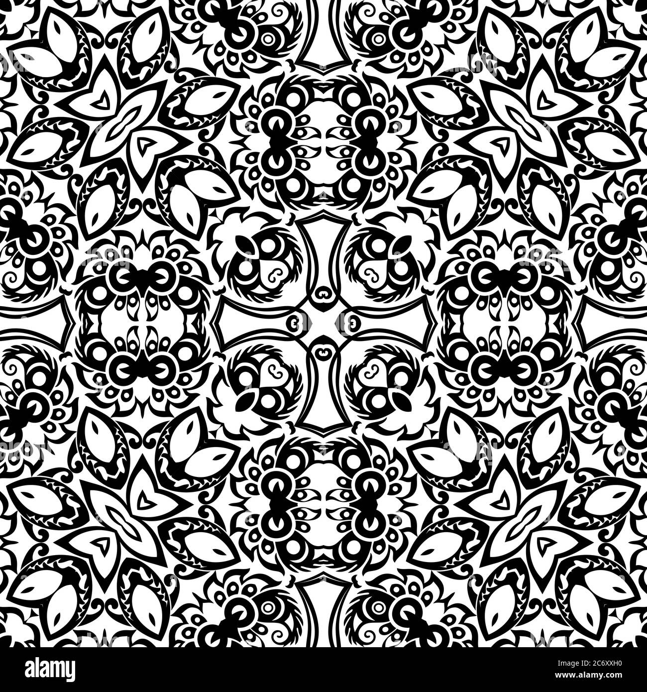 Vector ethnic hand drawn ornamental background Stock Vector Image & Art ...