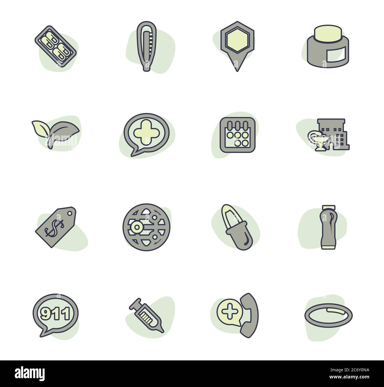 Drug store icons set Stock Vector Image & Art - Alamy