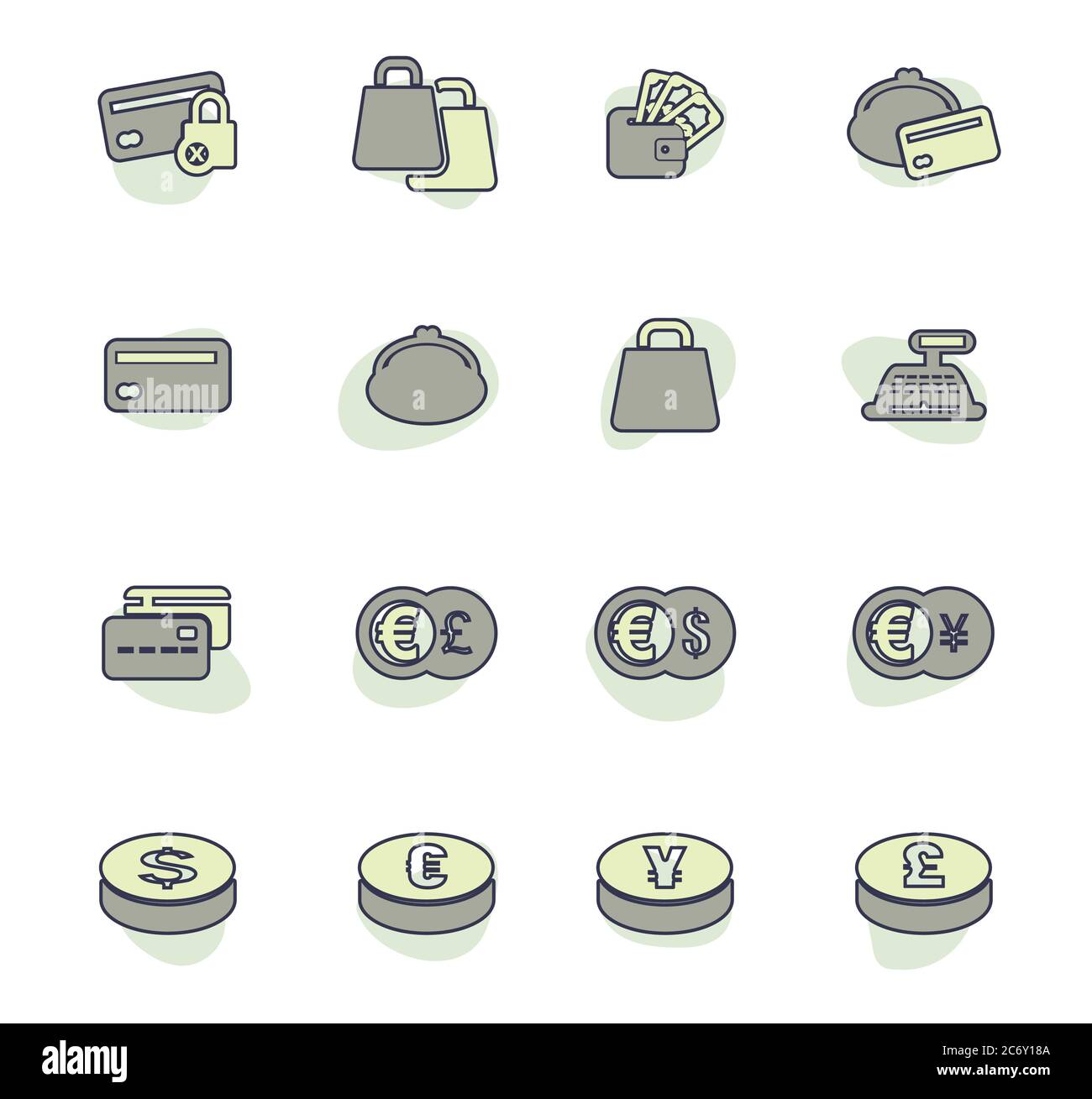 E-commers icons set Stock Vector Image & Art - Alamy