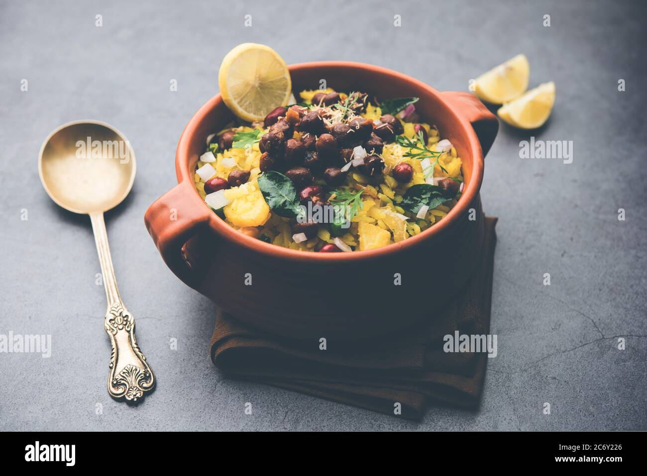 Power Kabuli Chana Poha or Protein Rich Choley Pohe, Popular ...