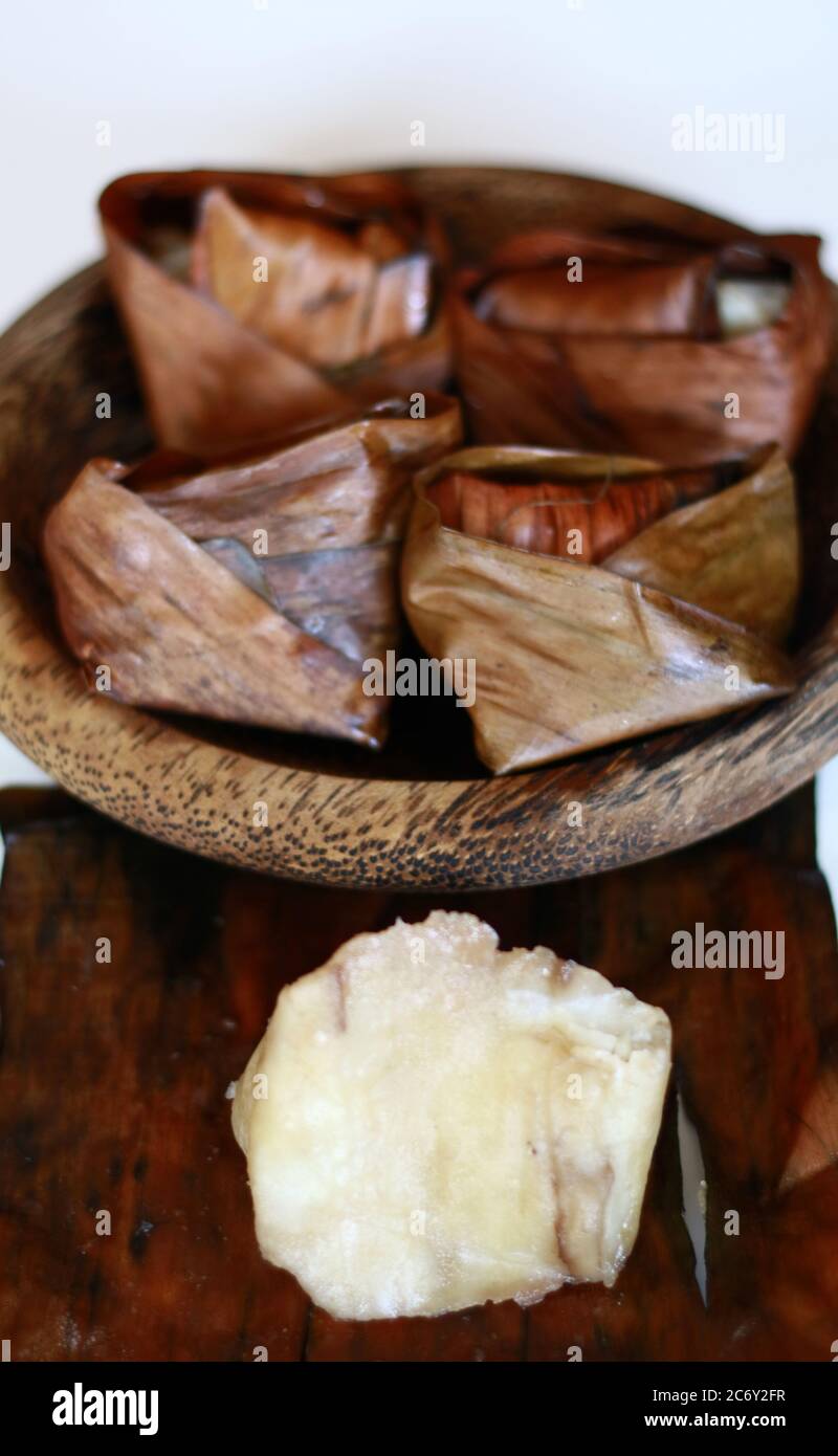 Lapet. Traditional Batak cake from North Sumatra, Indonesia. Made from ...