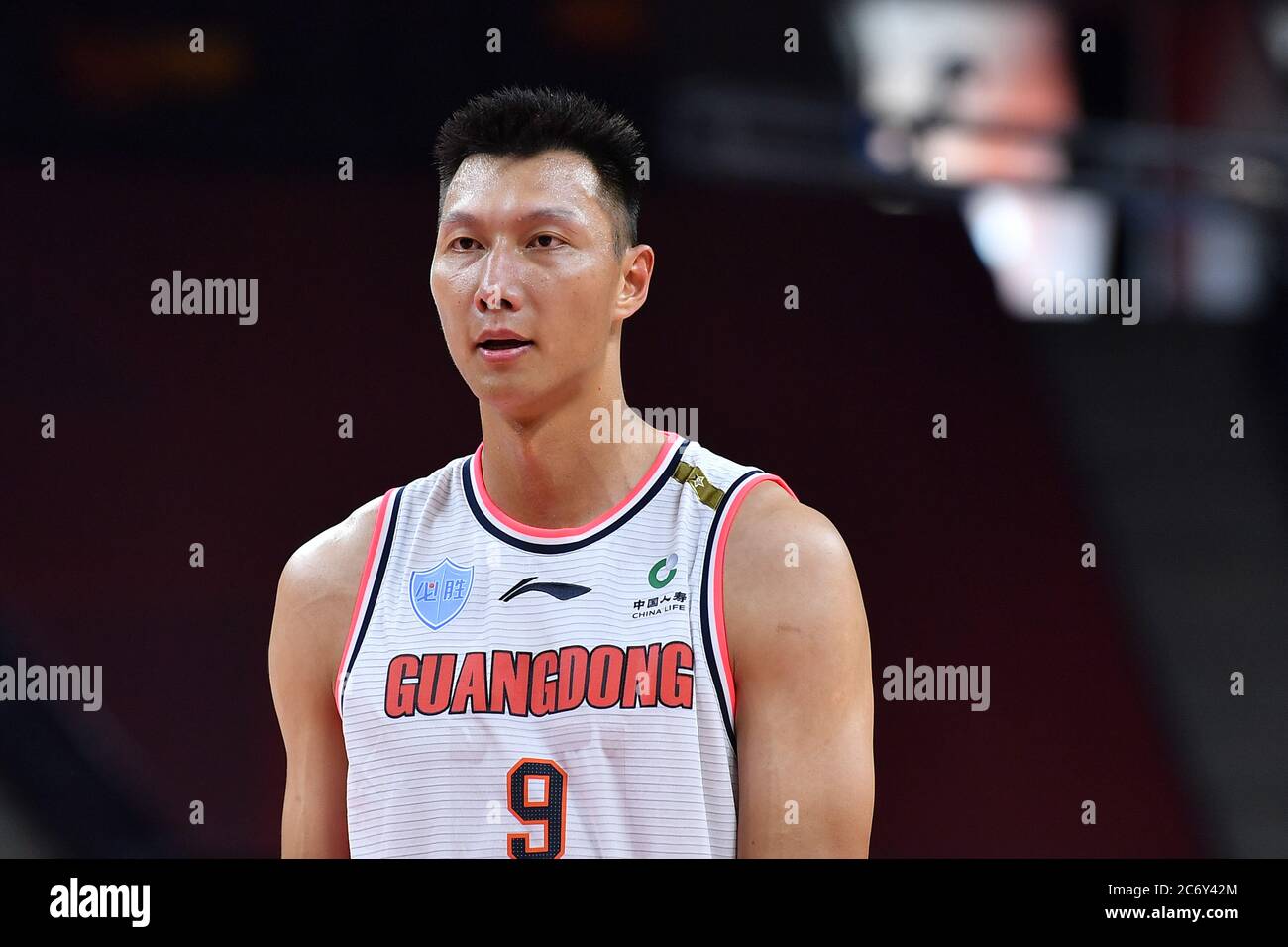 Chinese professional basketball player Yi Jianlian of Guangdong ...