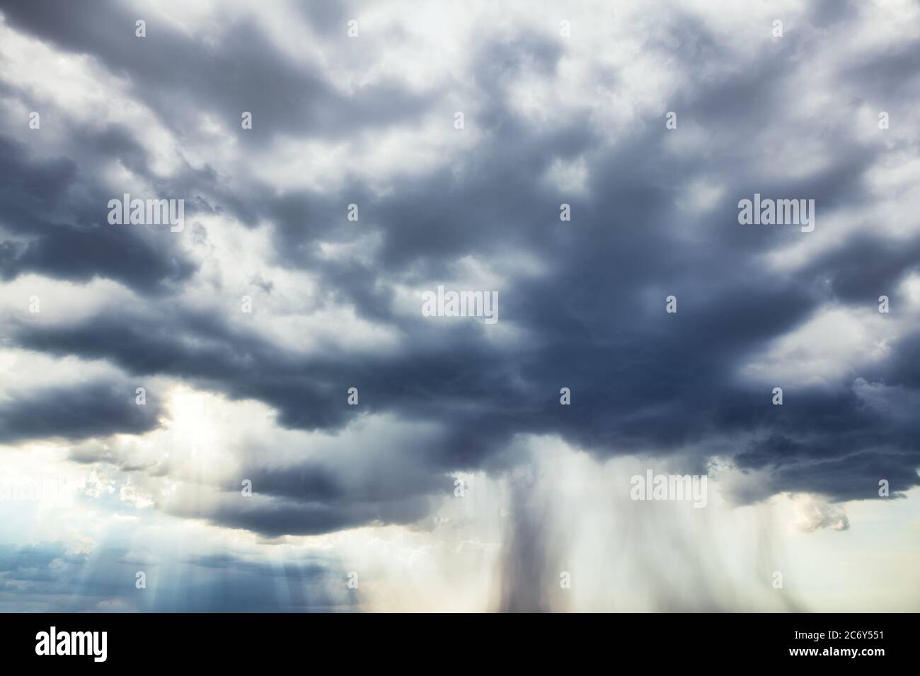Heavy rainfall sky hi-res stock photography and images - Alamy