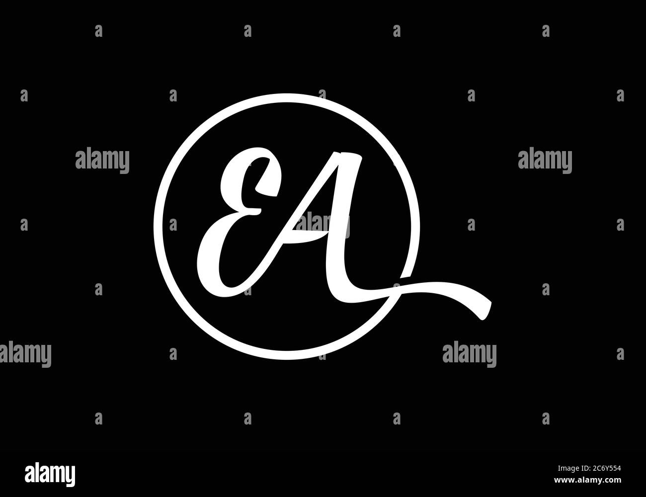 E A Initial Letter Logo design, Graphic Alphabet Symbol for Corporate ...