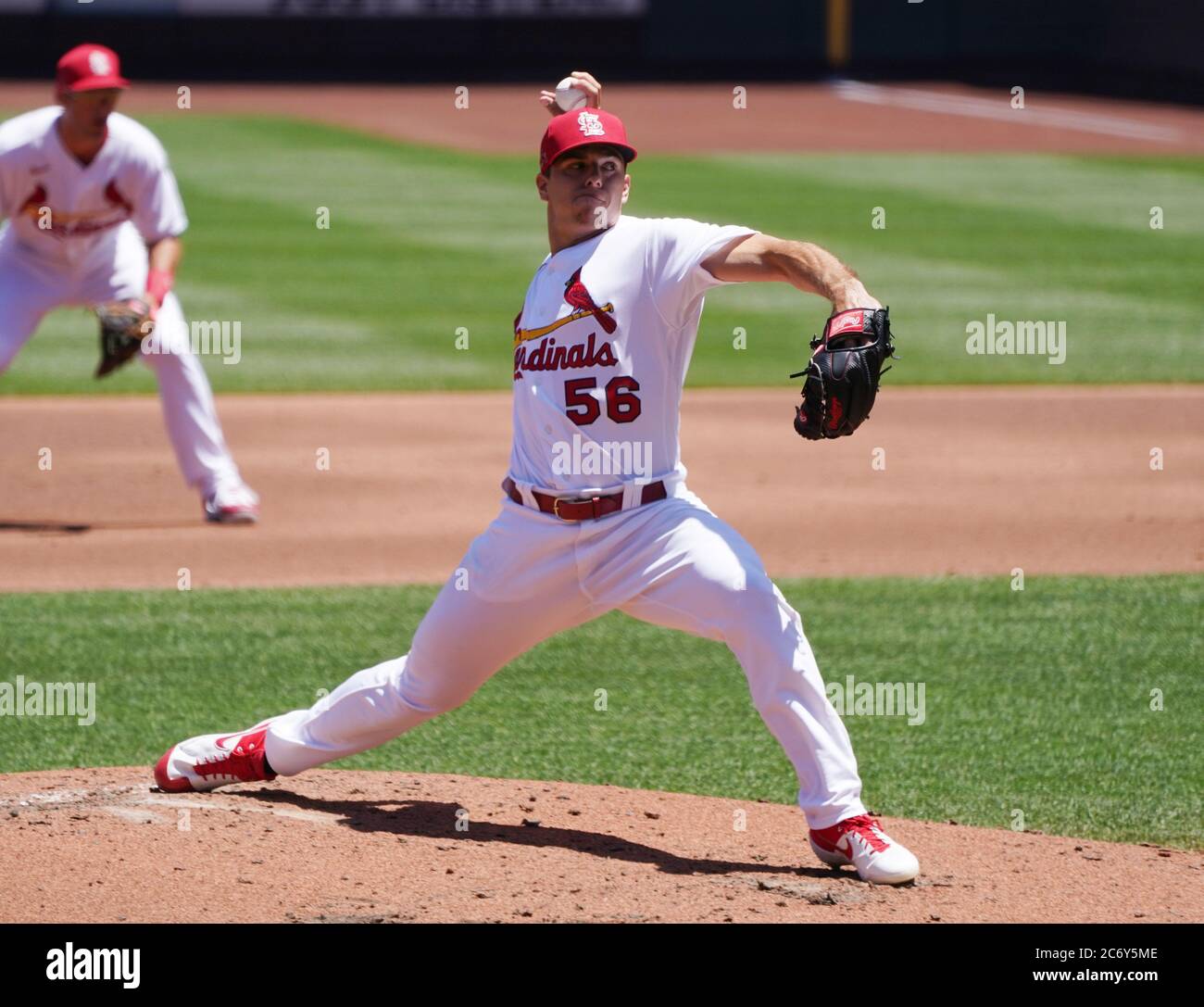 St. Louis, United States. 12th July, 2020. St. Louis Cardinals pitcher ...