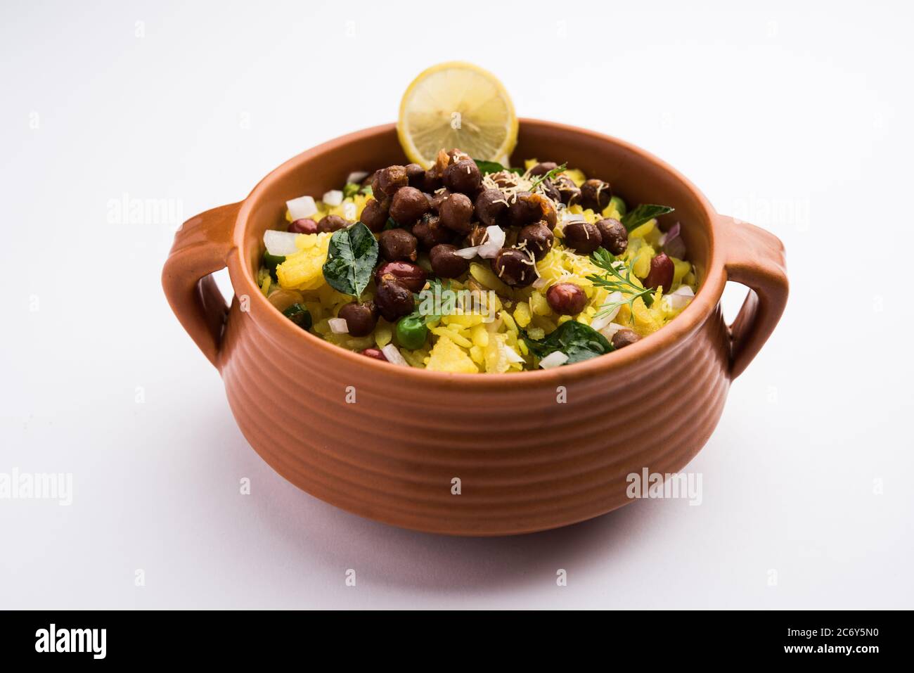 Power Kabuli Chana Poha or Protein Rich Choley Pohe, Popular ...