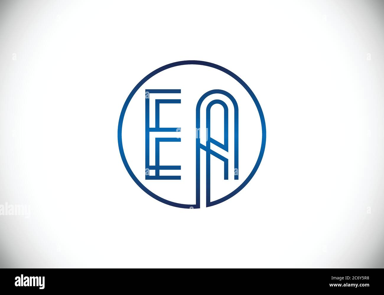 E A Initial Letter Logo design, Graphic Alphabet Symbol for Corporate ...