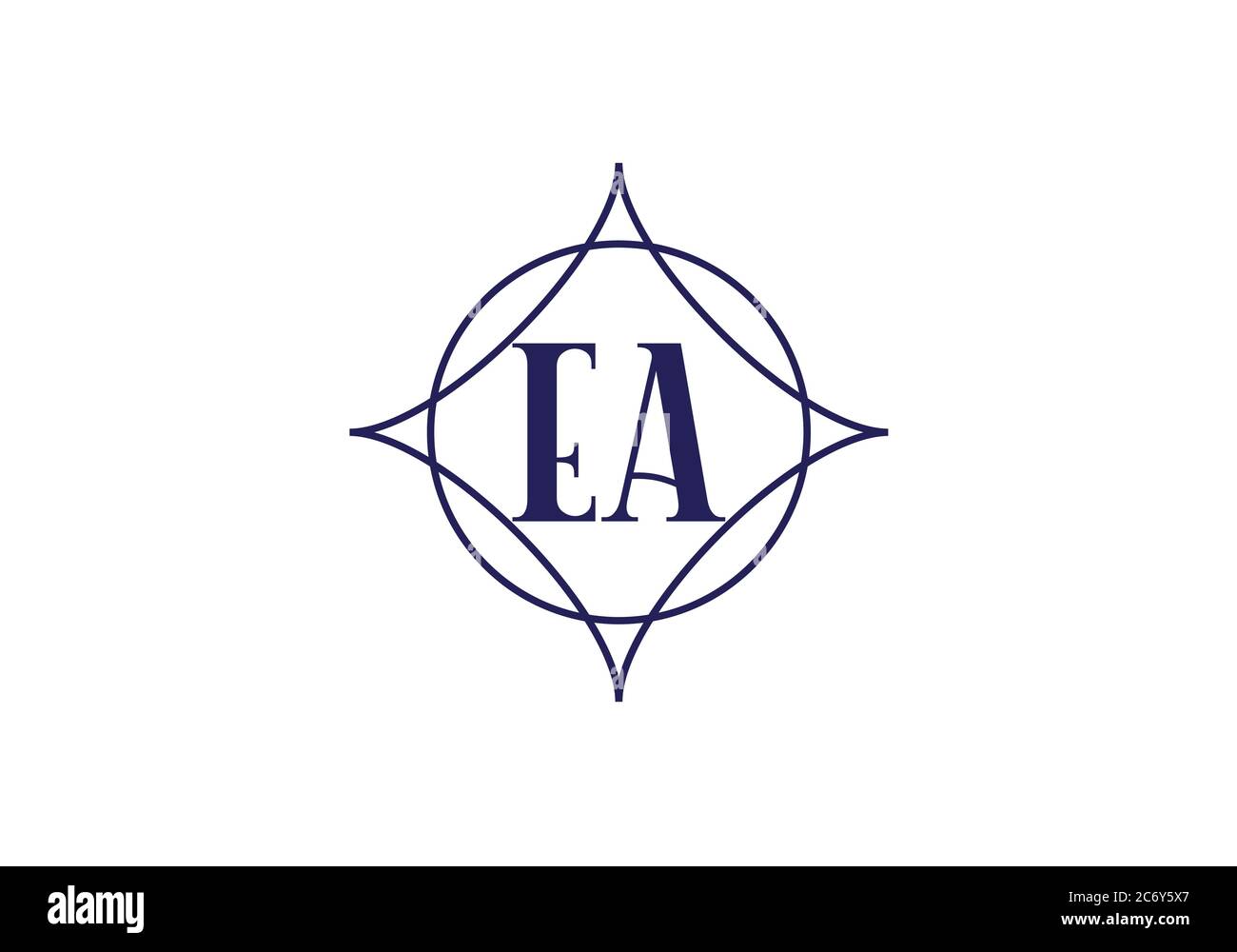E A Initial Letter Logo design, Graphic Alphabet Symbol for Corporate ...