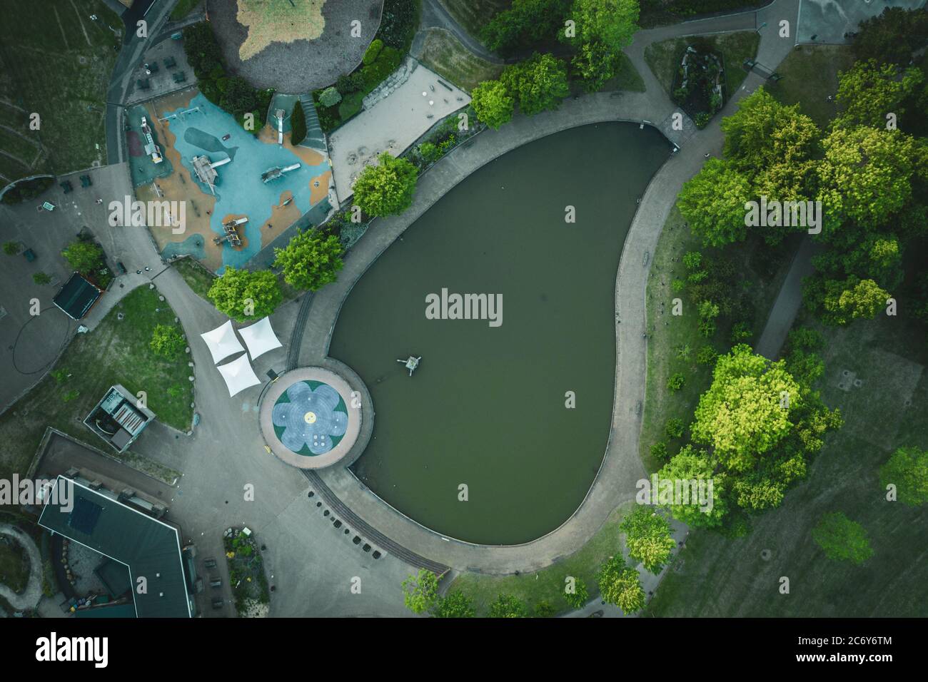 Aerial view of playground hi-res stock photography and images - Alamy