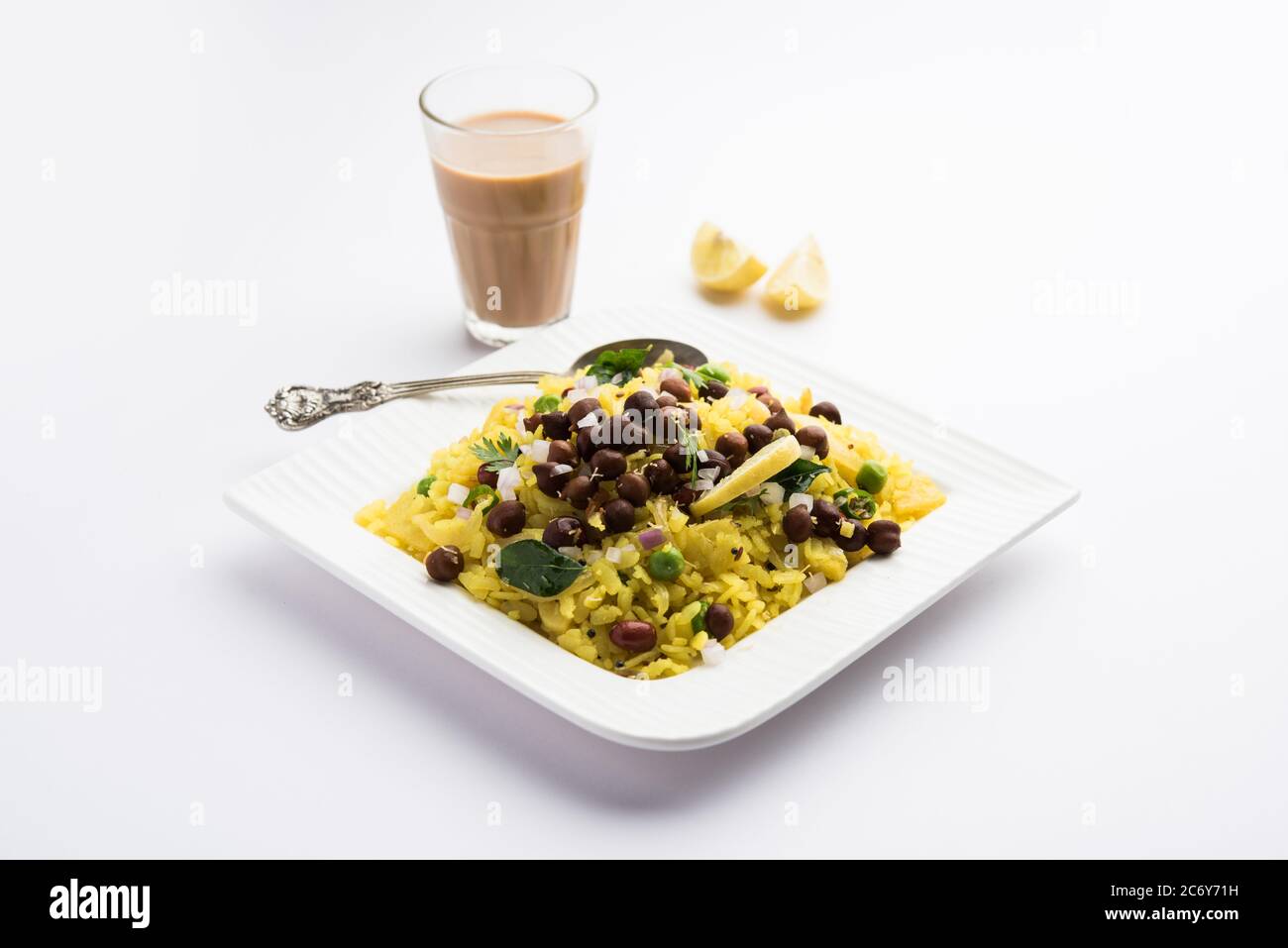 Power Kabuli Chana Poha or Protein Rich Choley Pohe, Popular ...