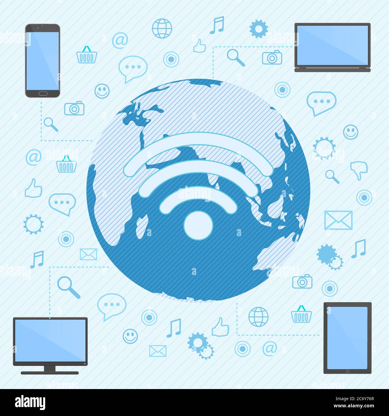 Tablet map Stock Vector Images - Alamy