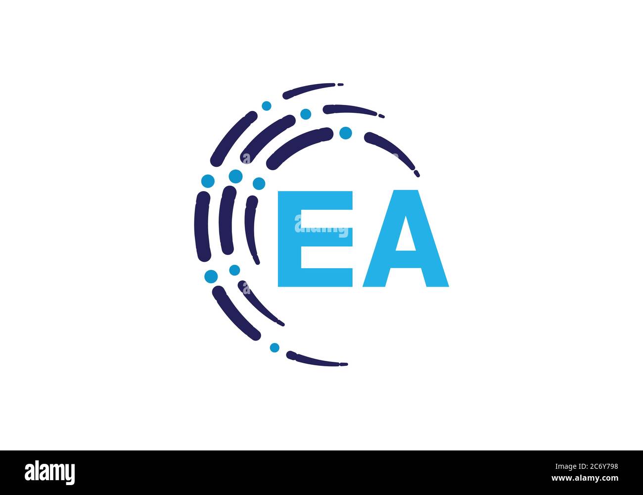 E A Initial Letter Logo design, Graphic Alphabet Symbol for Corporate ...