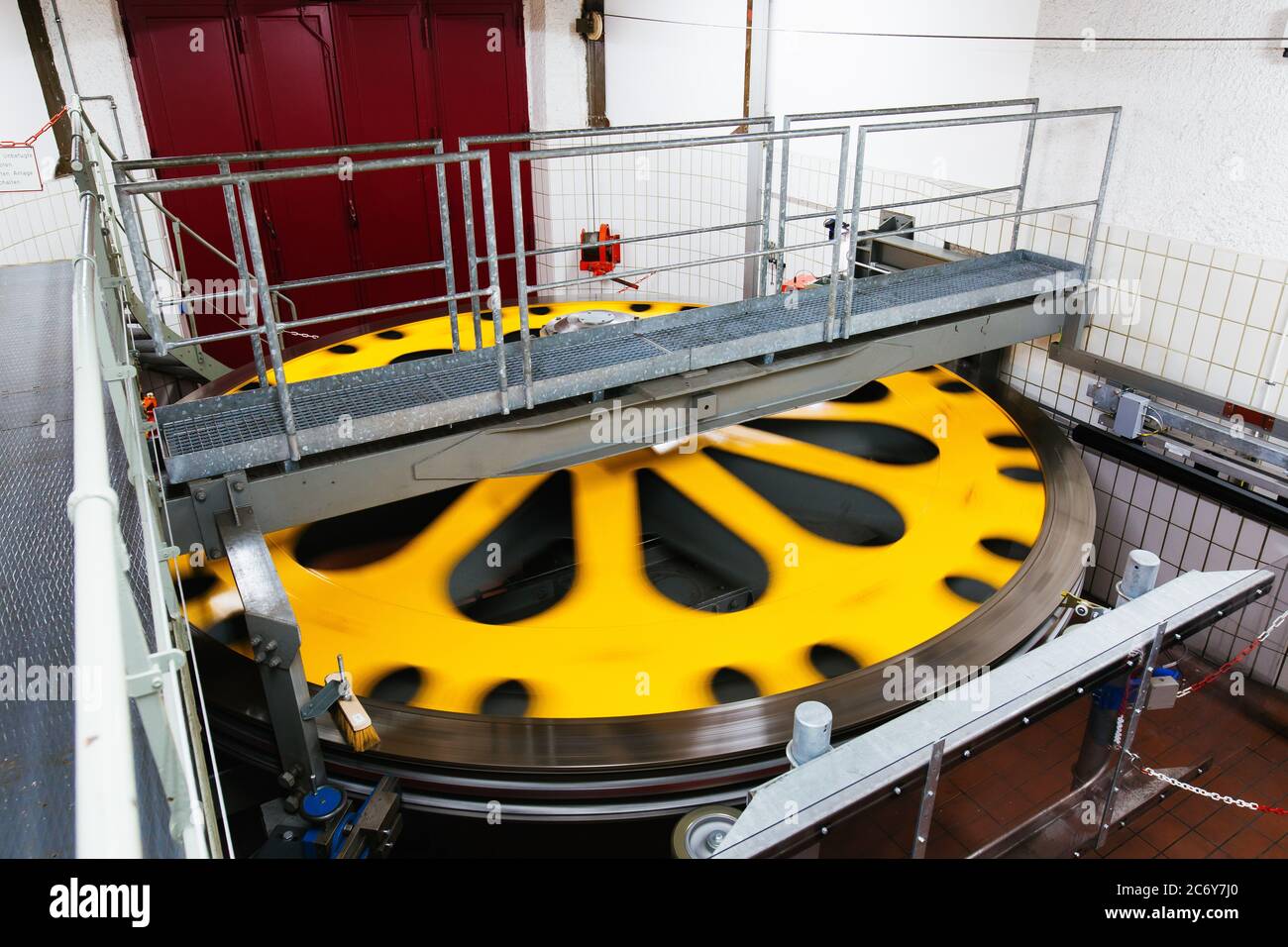 Freiburg, Germany. 30th June, 2020. A traction sheave rotates in the ...