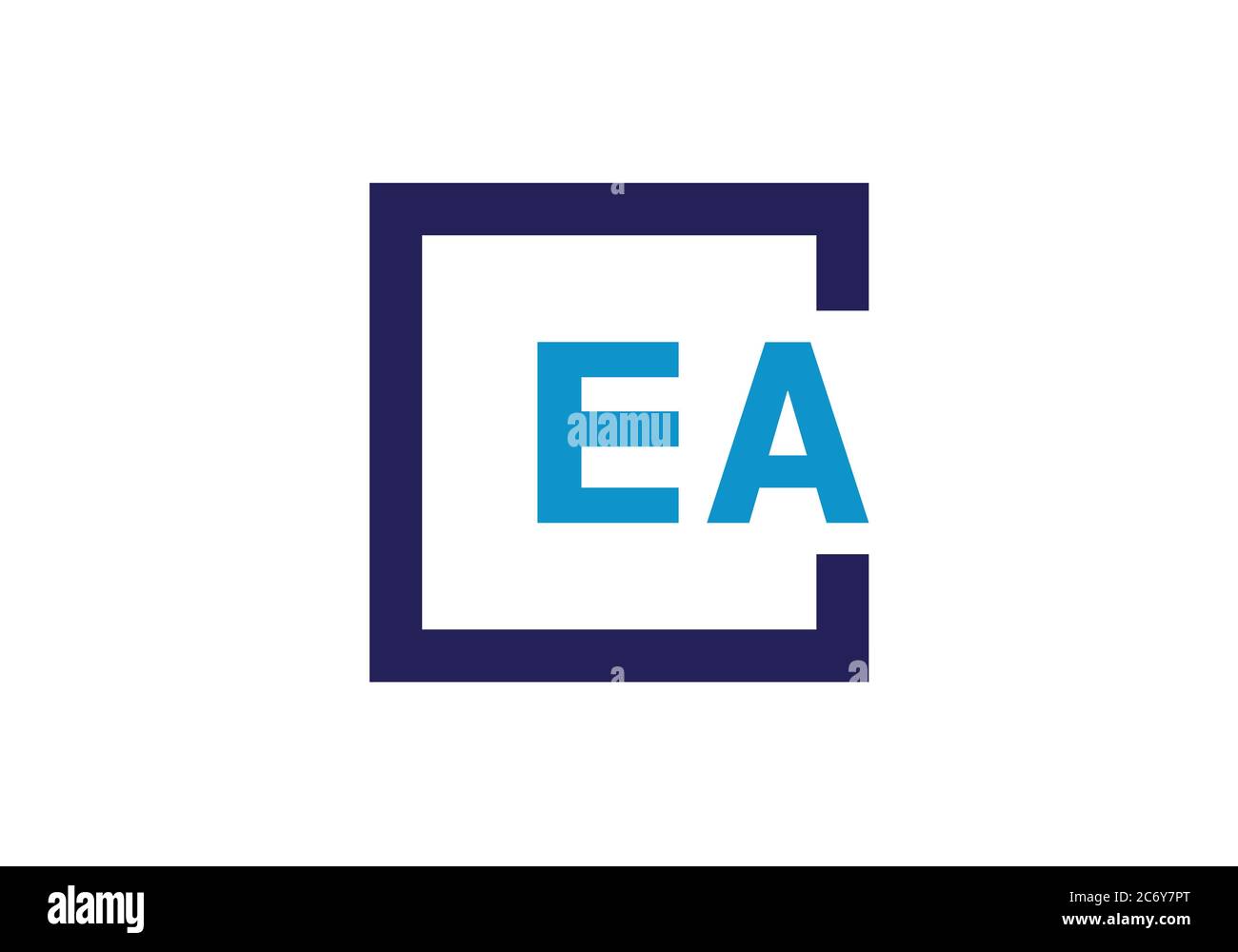 E A Initial Letter Logo design, Graphic Alphabet Symbol for Corporate ...