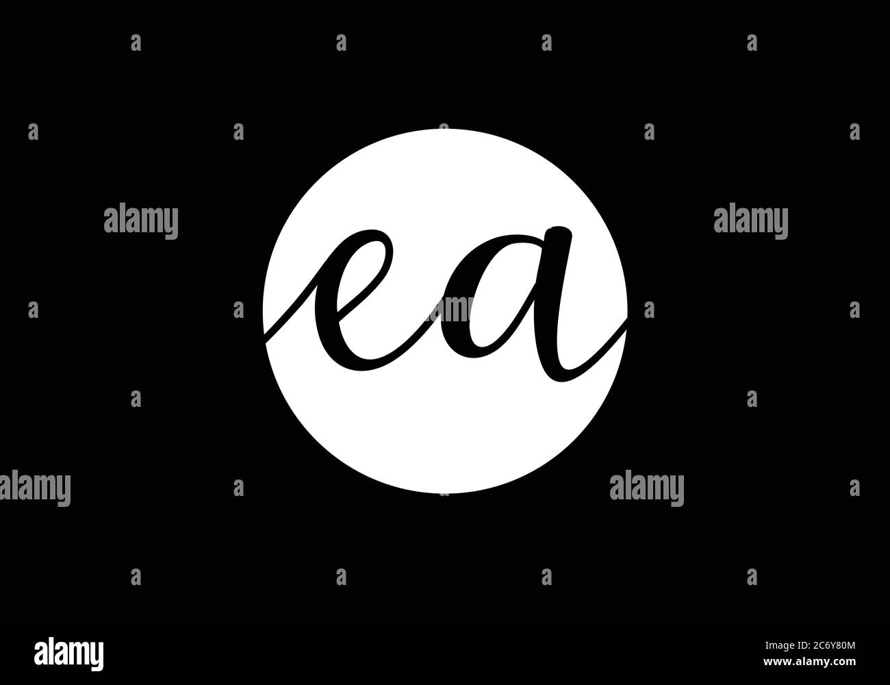 E A Initial Letter Logo design, Graphic Alphabet Symbol for Corporate ...