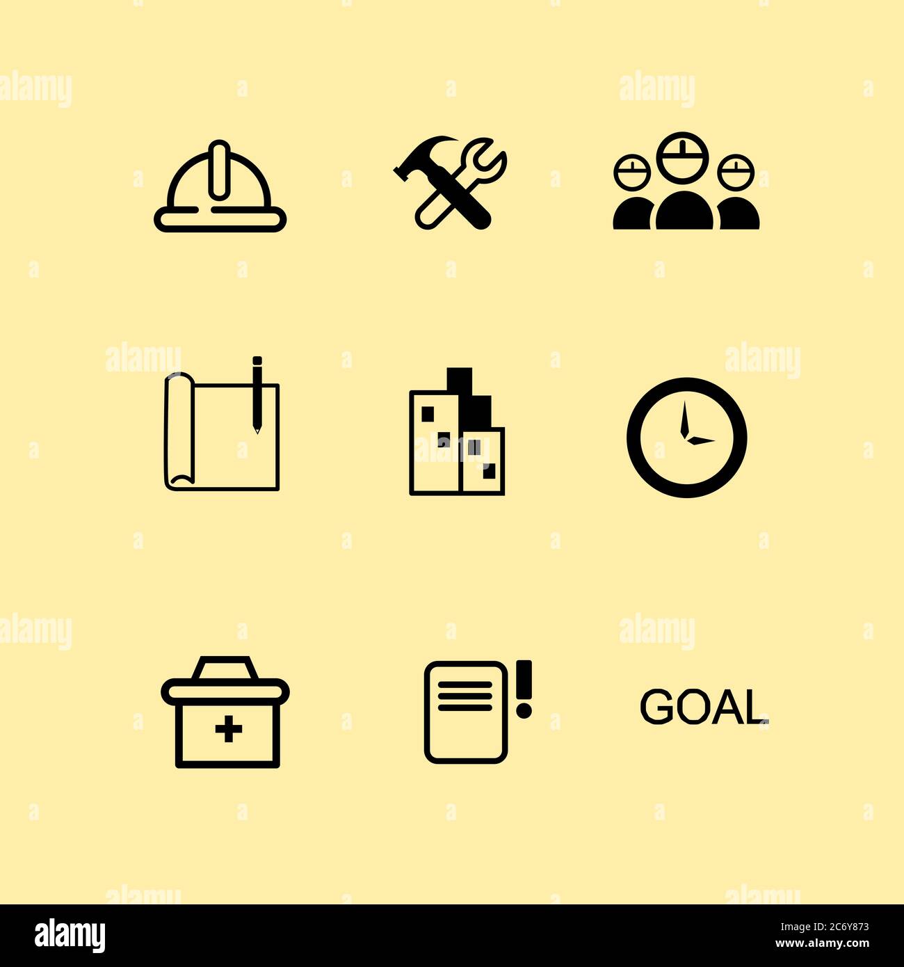 world day for safety and health at work icon Stock Vector Image & Art ...