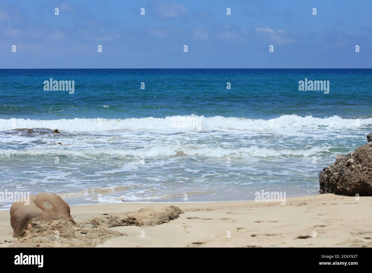 Blue lagoon falassarna beach crete island summer 2020 covid-19 holydays ...