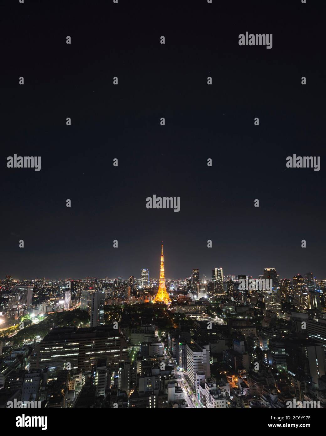 Tokyo Tower in the Evening Stock Photo - Alamy