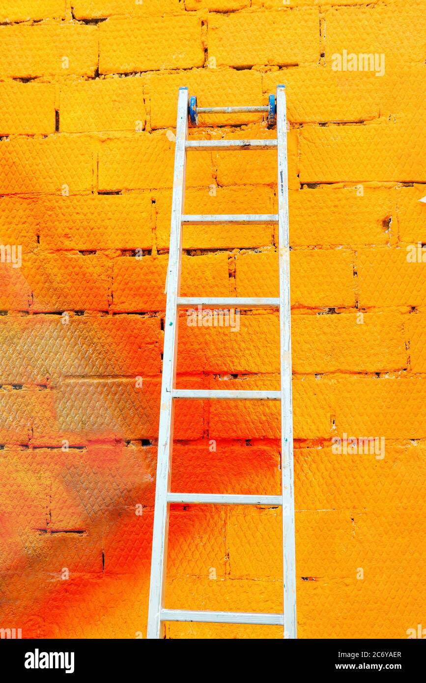 Colorful ladder wall hi-res stock photography and images - Alamy