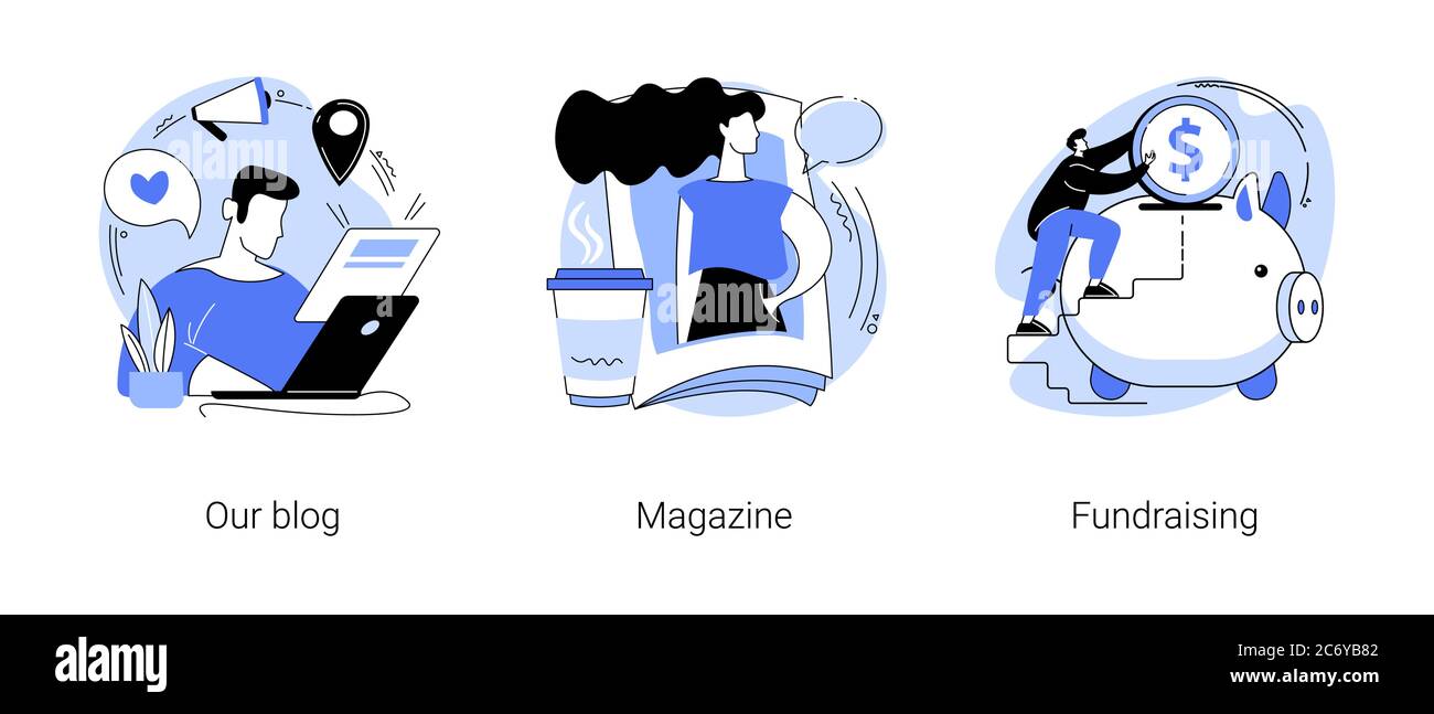 News source abstract concept vector illustrations Stock Vector Image ...