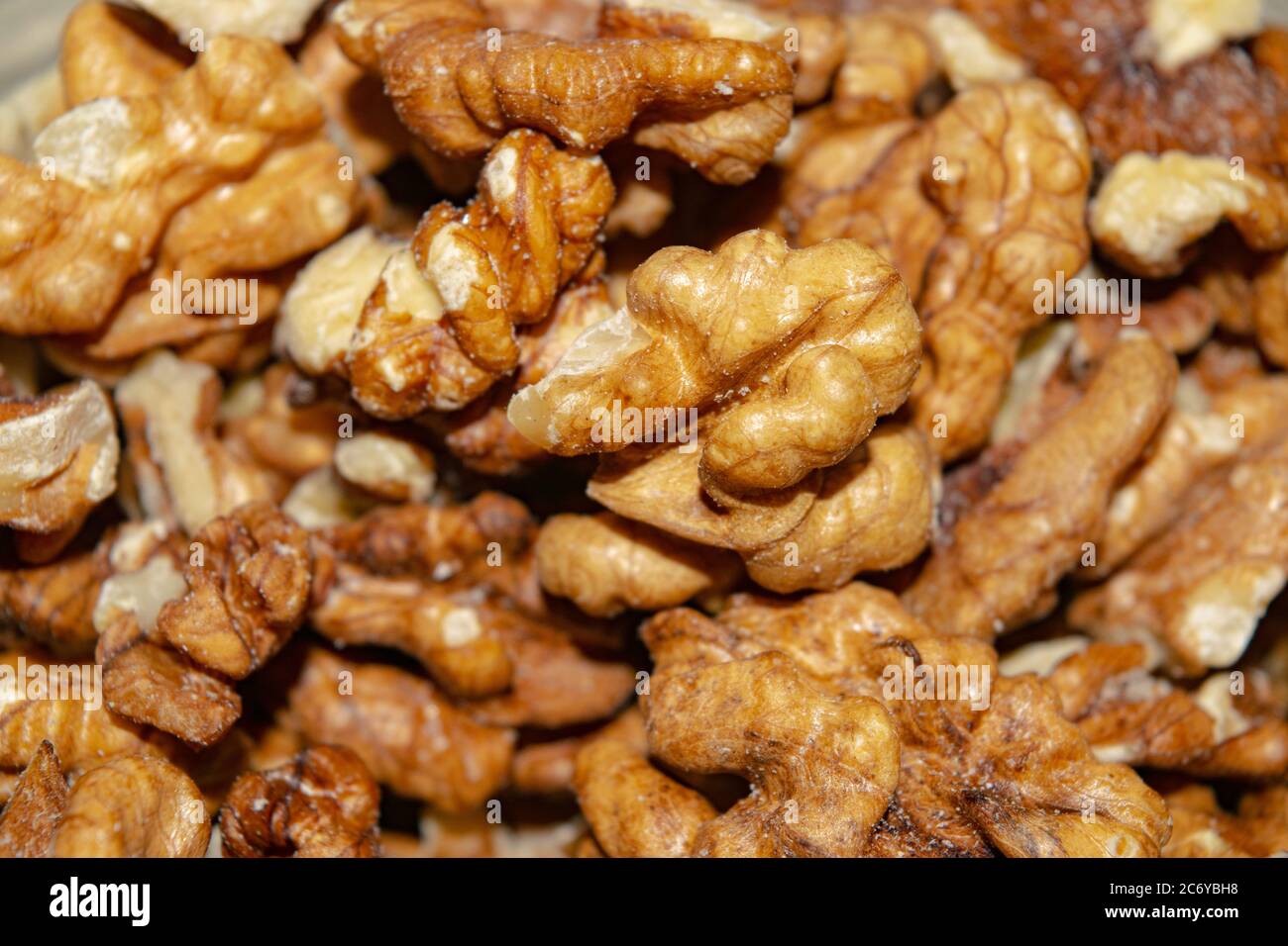 Peeled walnuts close-up. Surface texture. Healthy diet Stock Photo - Alamy
