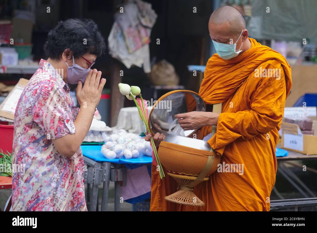 Monk monks begging monk hi-res stock photography and images - Alamy
